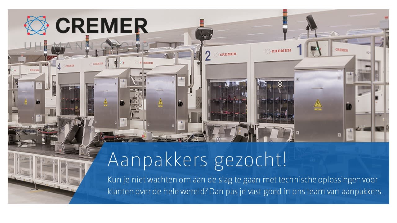 Een rijke historie - Werken bij Cremer Speciaalmachines