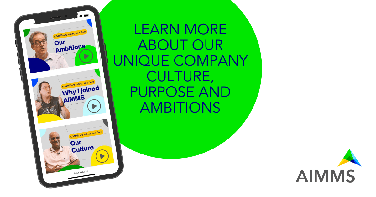 AIMMS jobs: a career with impact