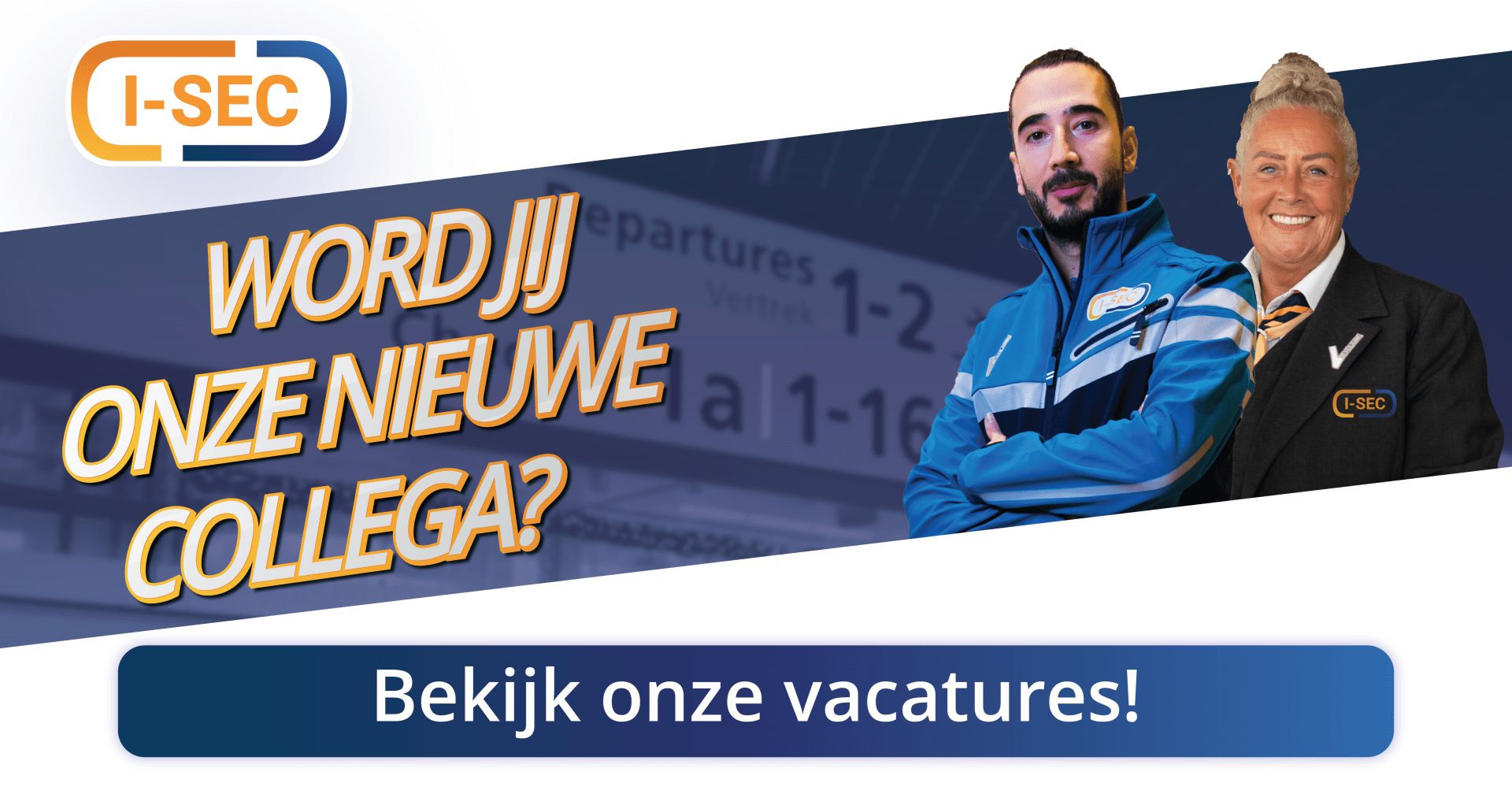 Luchthavenbeveiliger bij I-SEC: Maak Impact op Schiphol