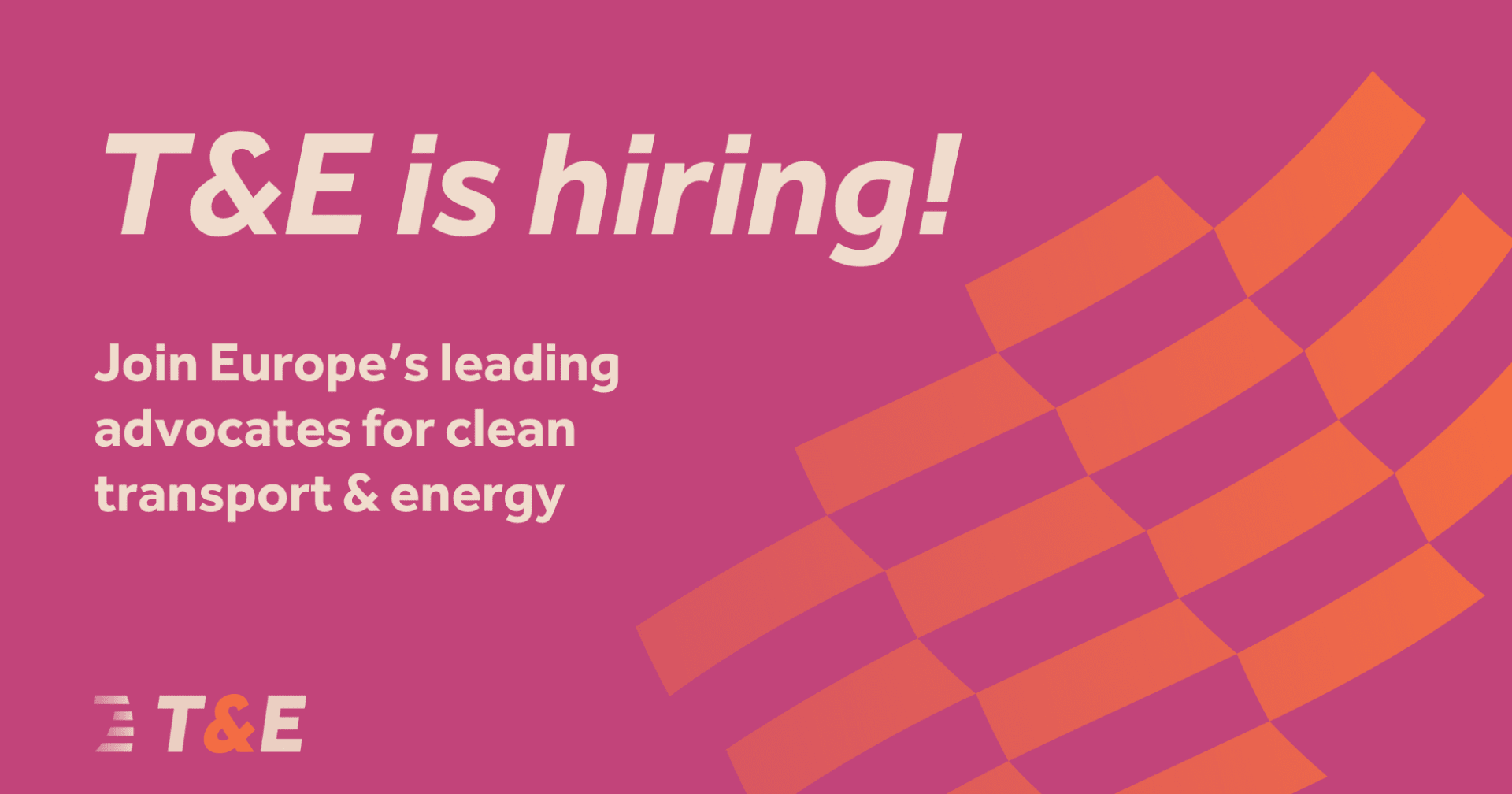 Transport & Environment - Visual communication intern