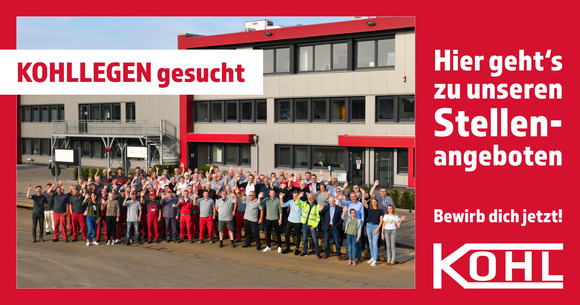 JOBS | Erfahre mehr über die Kohl Unternehmensgruppe