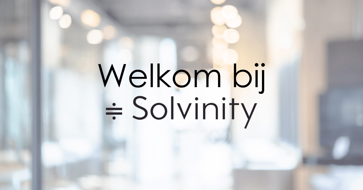 Contact ons - Werken bij Solvinity