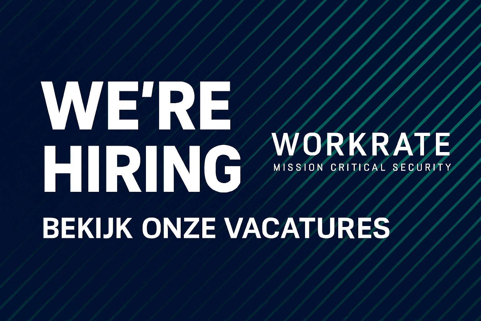 Wat is Workrate Security? | Beveiliging | Over ons