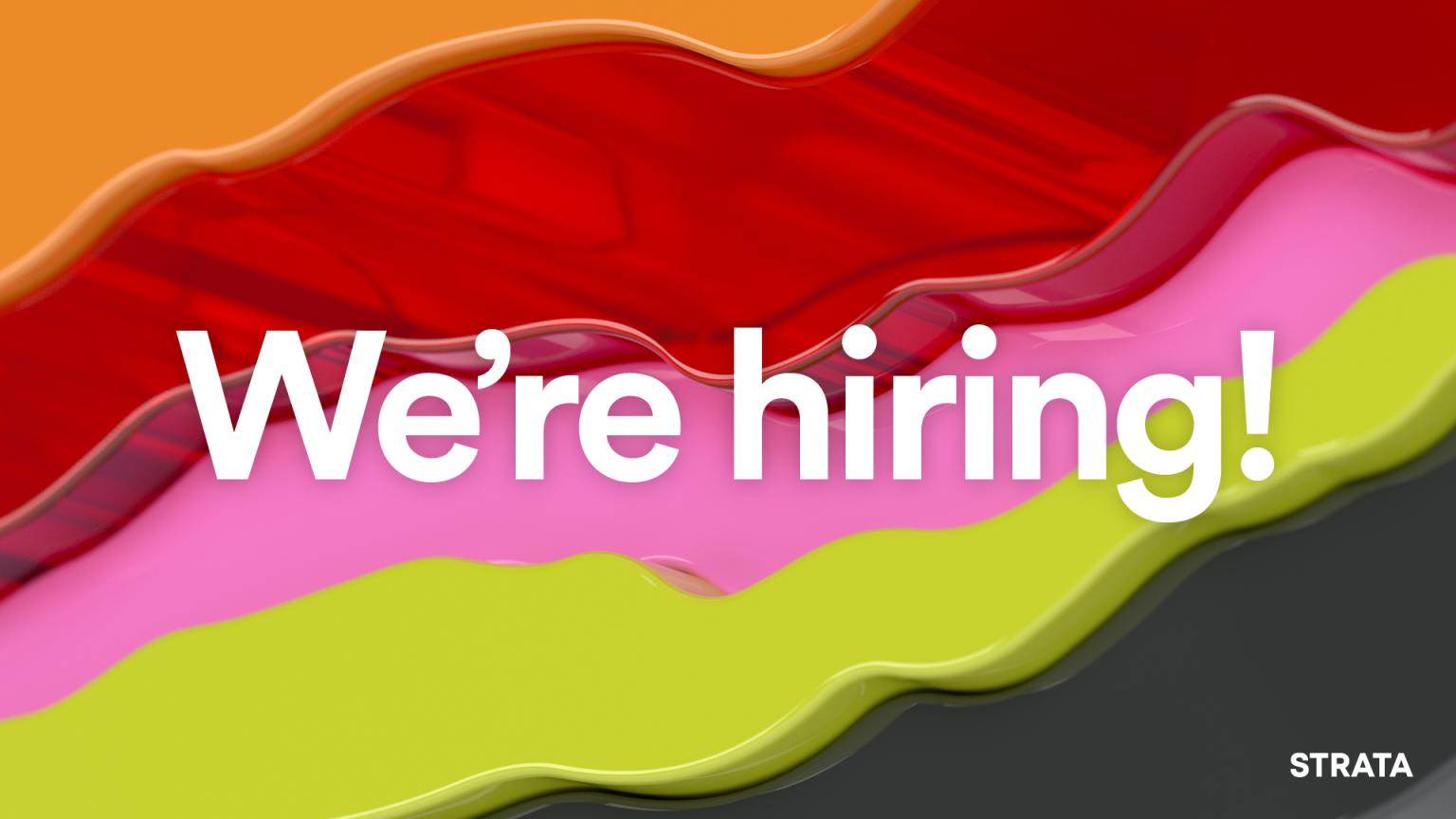 Strata event jobs careers page